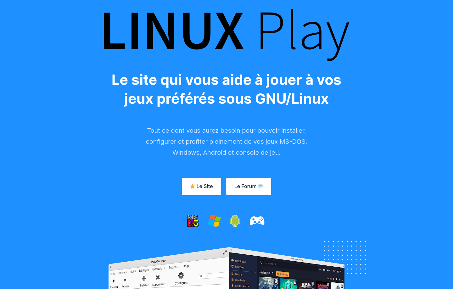 LINUX Play | Le site qui vous aide à jouer sous GNU/Linux